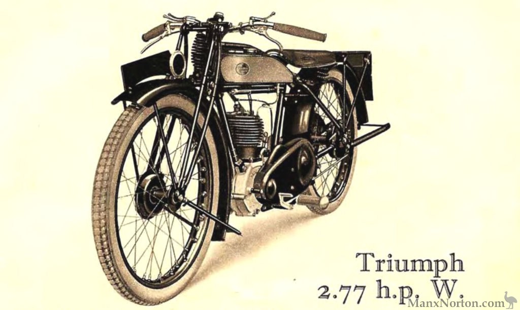 Triumph 1929 Model W 2.77hp