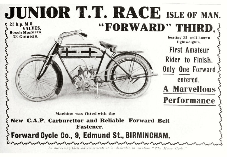 Forward Motorcycles and Sidecars