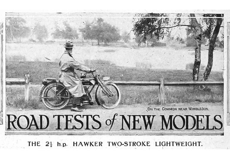 Images of Hawker Motorcycles, 1920s